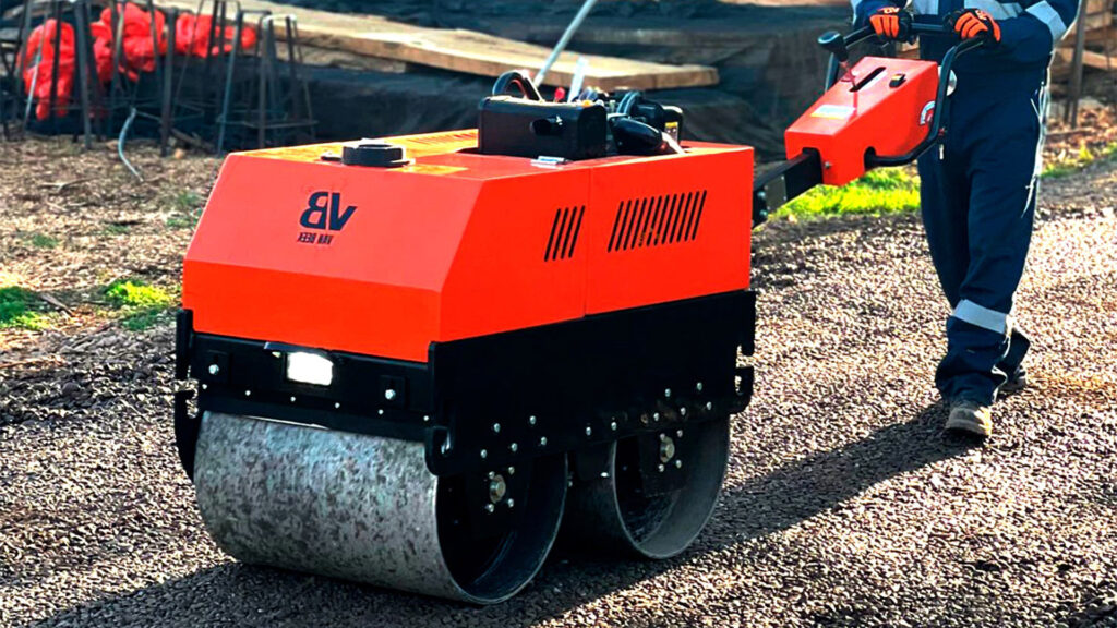 Rodillo compactador doble tambor - van Beek Rentals
